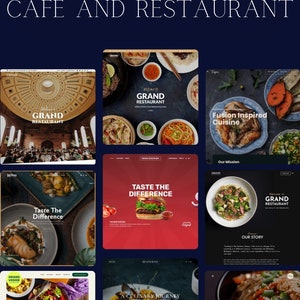 Restaurant and Cafe Website, E-commerce Website, Cafe, Cafe Website ...