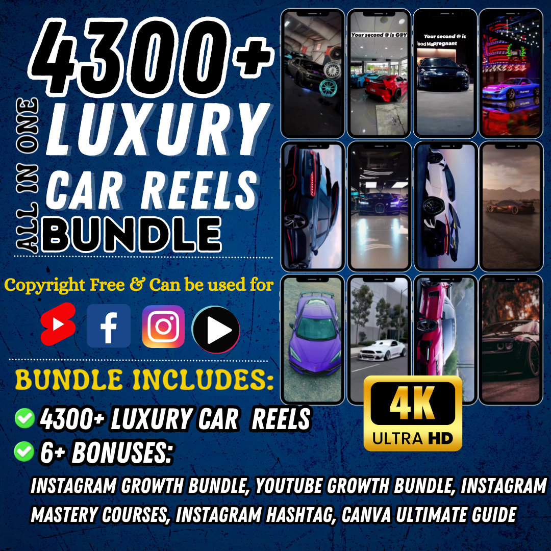 Luxury Cars Reels Bundle | 4K Luxury Car Reels Bundle | Luxury Viral ...