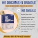 1800+ HR Policies & Template Bundle | HR Document Bundle | 1800+ HR Emails, Policies, Letters ...
