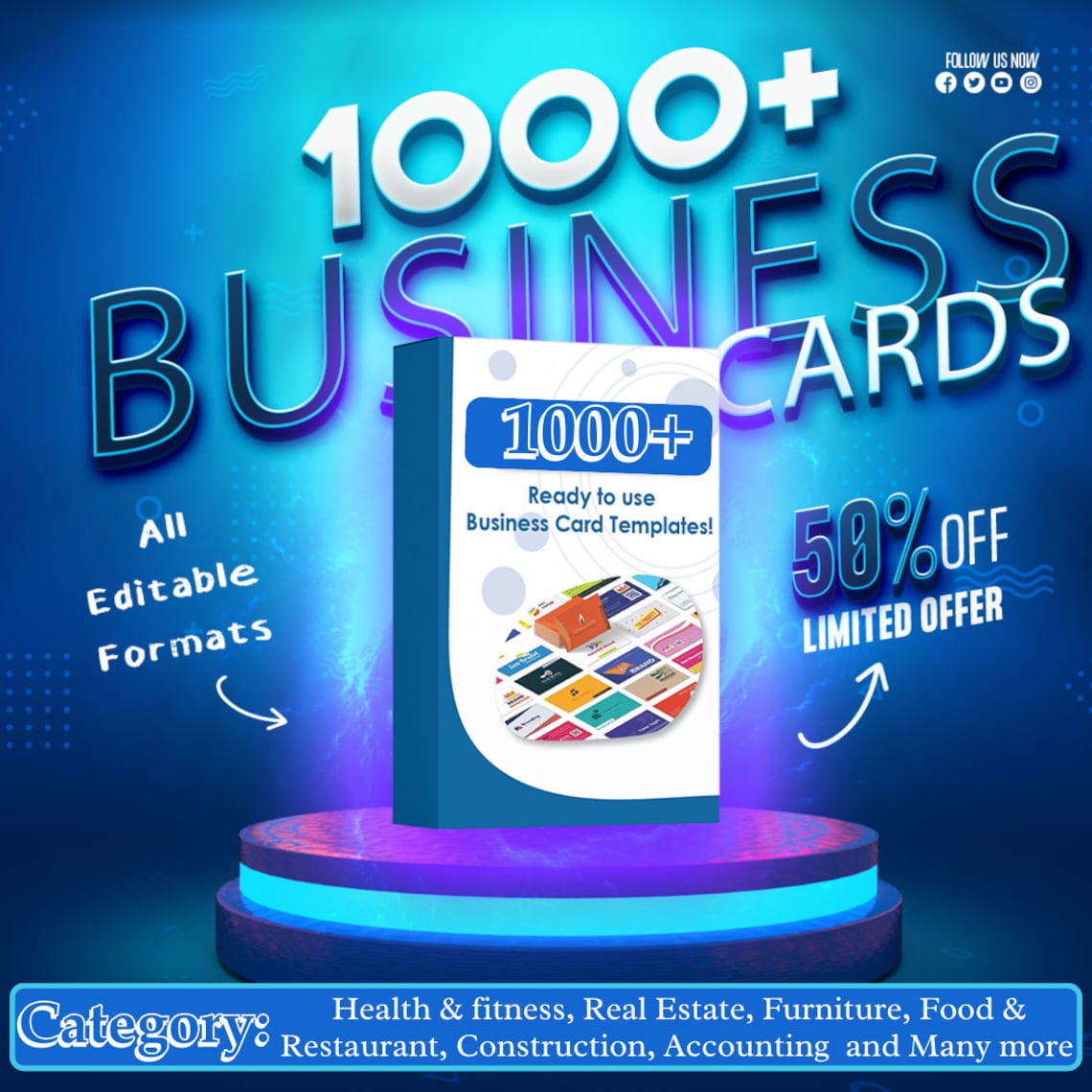 1000+ Business Visiting Cards Bundle, Visiting Card Bundle, - Etsy