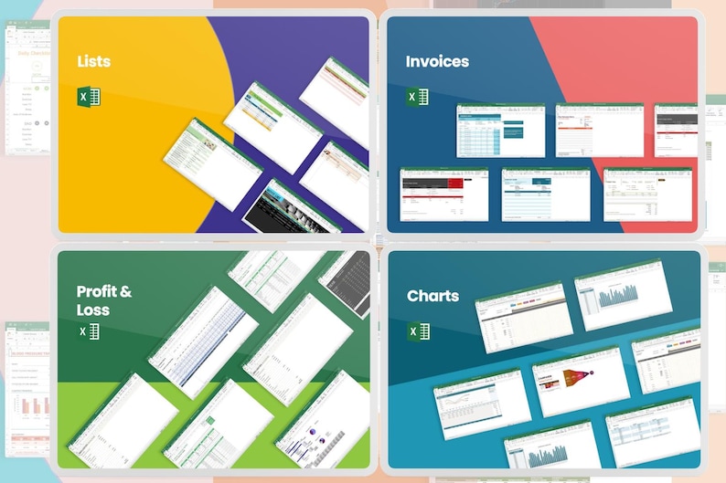 2000 Excel Data Sheet Templates 2K Excel Template Bundle, Spreadsheet ...