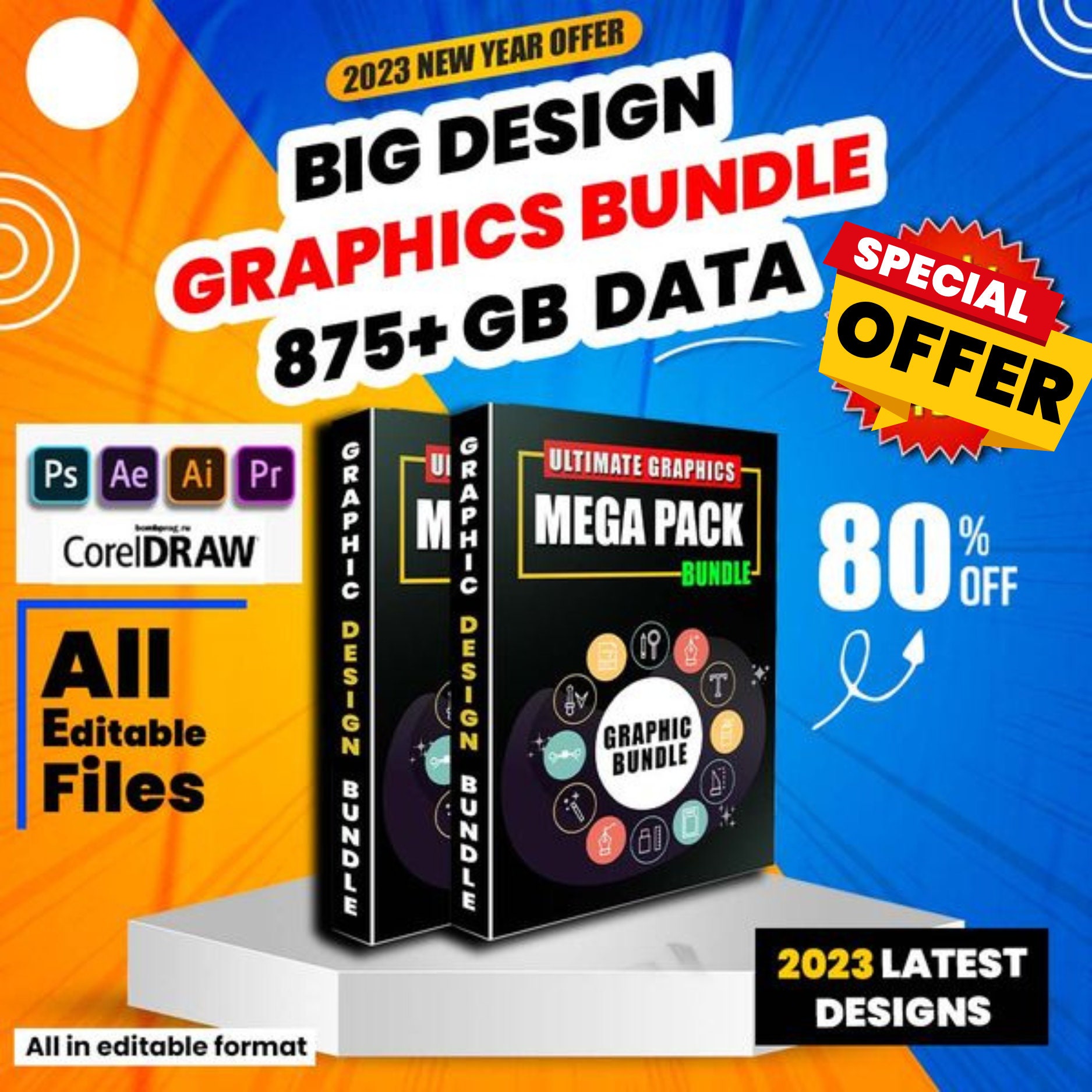 Mega Graphic Bundle | 875+ GB Graphic Bundle | Mega Graphic Bundle: 875 ...