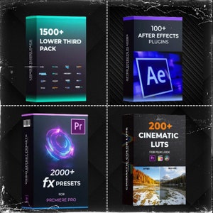 Buy Complete Video Editing Assets Bundle: Transitions Effects Online in ...