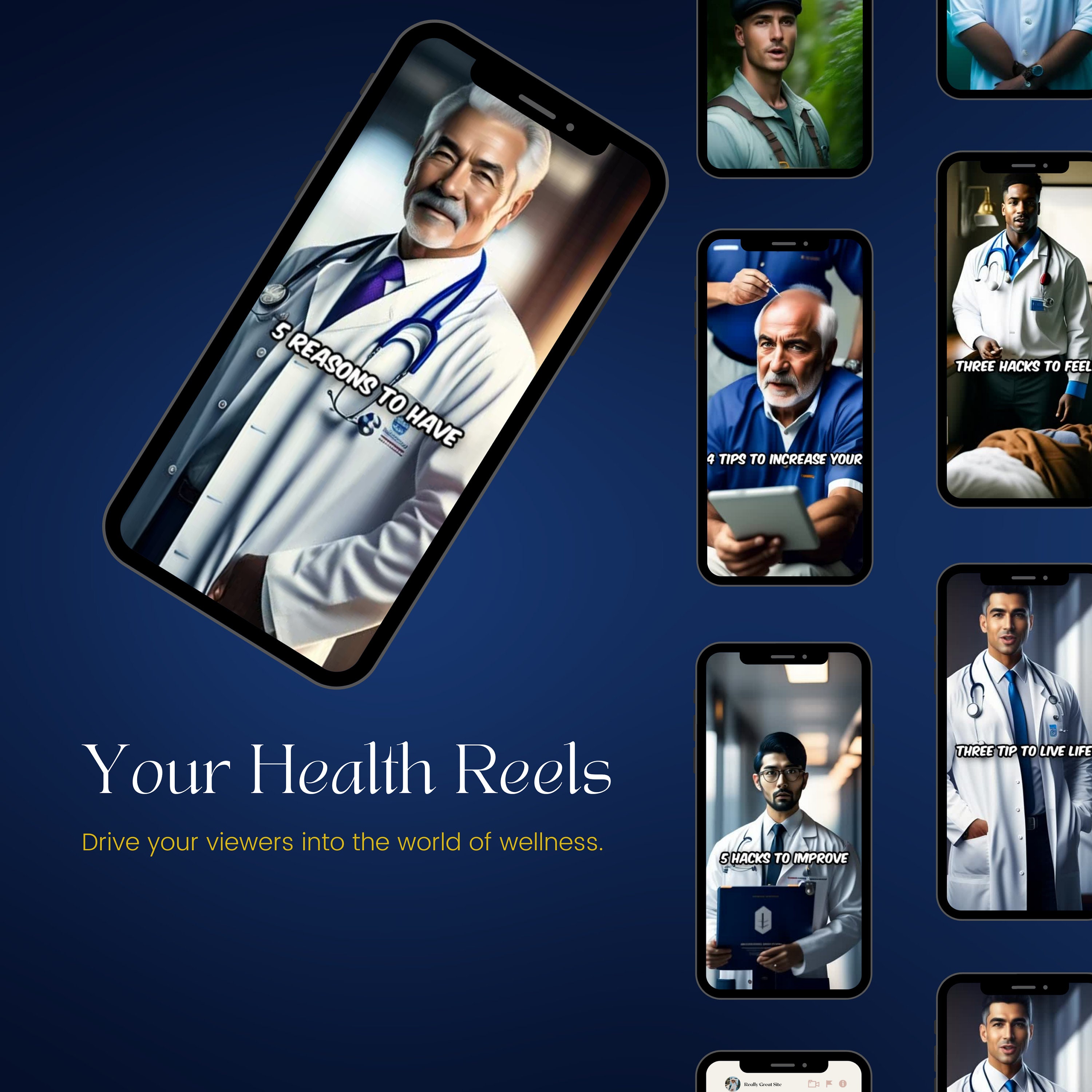 Mega Reels Bundle 30000 Reels Bundle AI Motivational Reels, AI Health ...