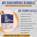 1800+ HR Policies & Template Bundle | HR Document Bundle | 1800+ HR Emails, Policies, Letters ...