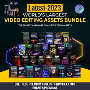 Buy Complete Video Editing Assets Bundle: Transitions Effects Online in ...