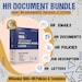 1800+ HR Policies & Template Bundle | HR Document Bundle | 1800+ HR Emails, Policies, Letters ...