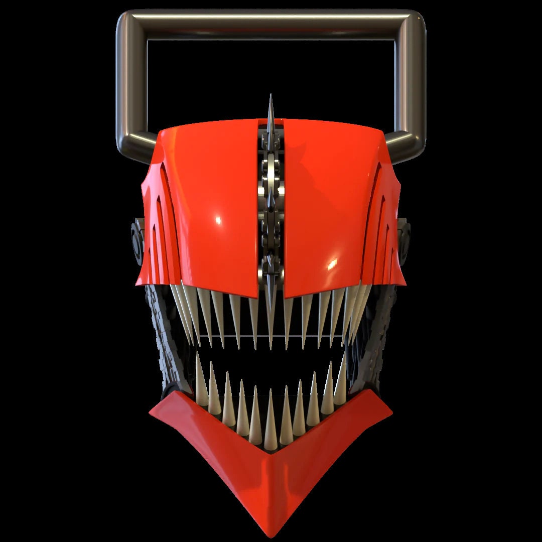 Chainsaw Man Helmet 3D PRINTED Halloween - Etsy