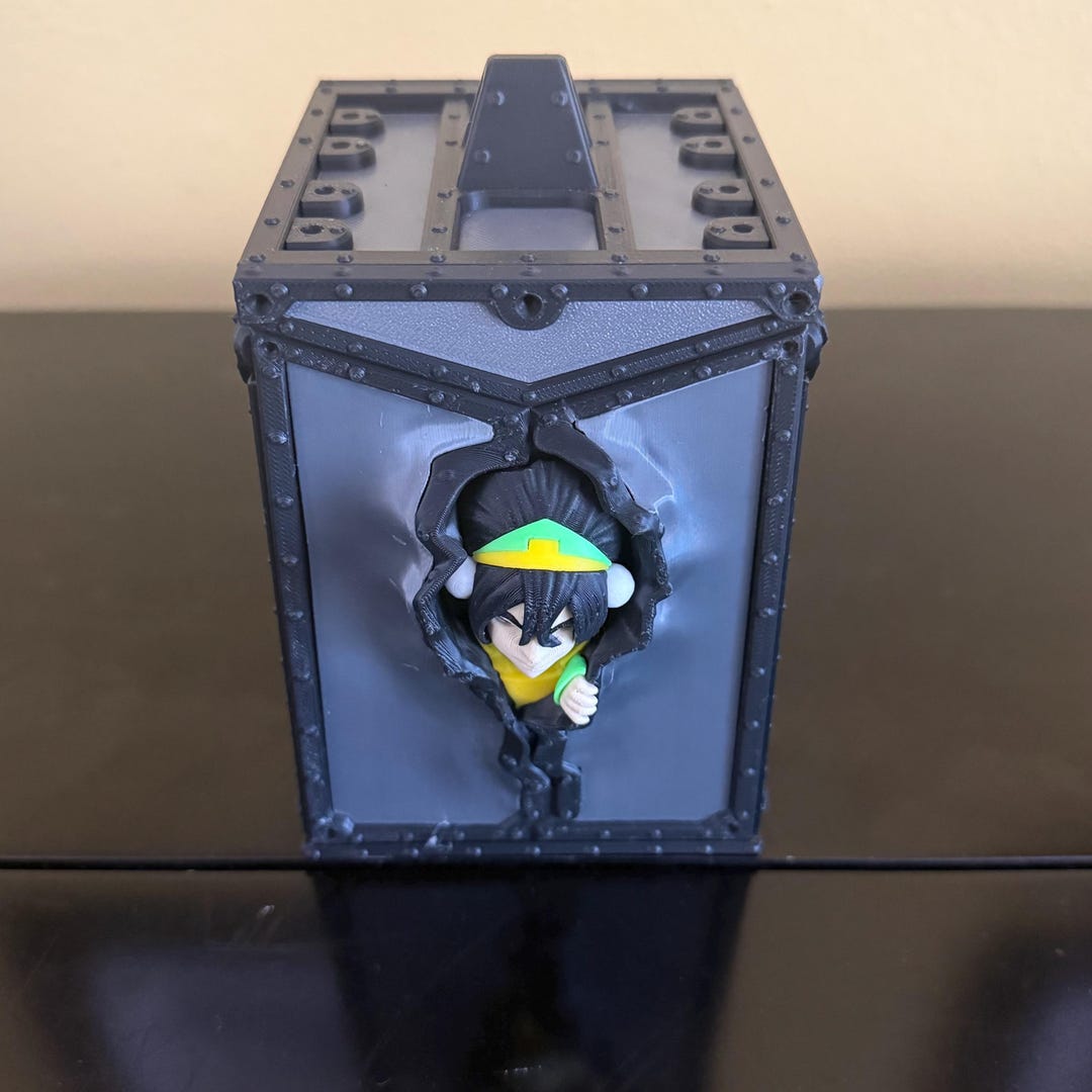 Toph Metal Bending MTG Deck Box! 100 Cards | Pokemon | Yugioh ...