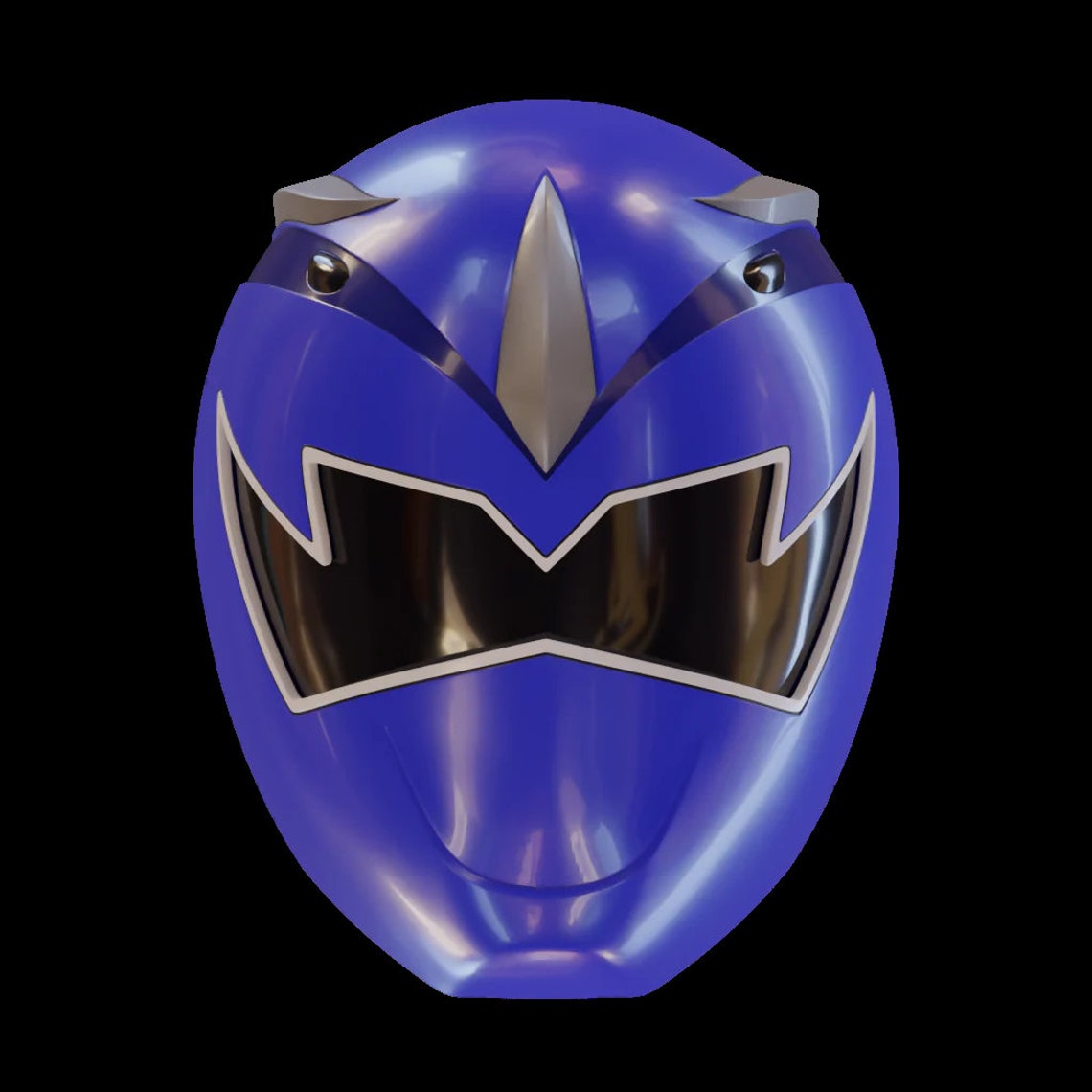 Blue Ranger Dino Thunder Helmet 3D PRINTED Power Rangers Cosplay ...