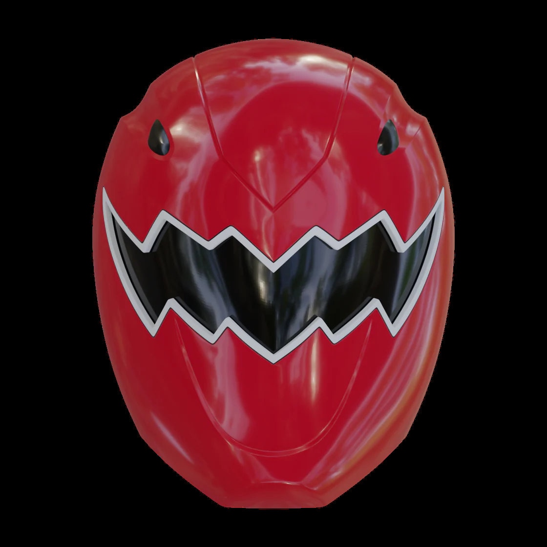 Red Ranger Dino Thunder Helmet 3D PRINTED Power Rangers Cosplay ...