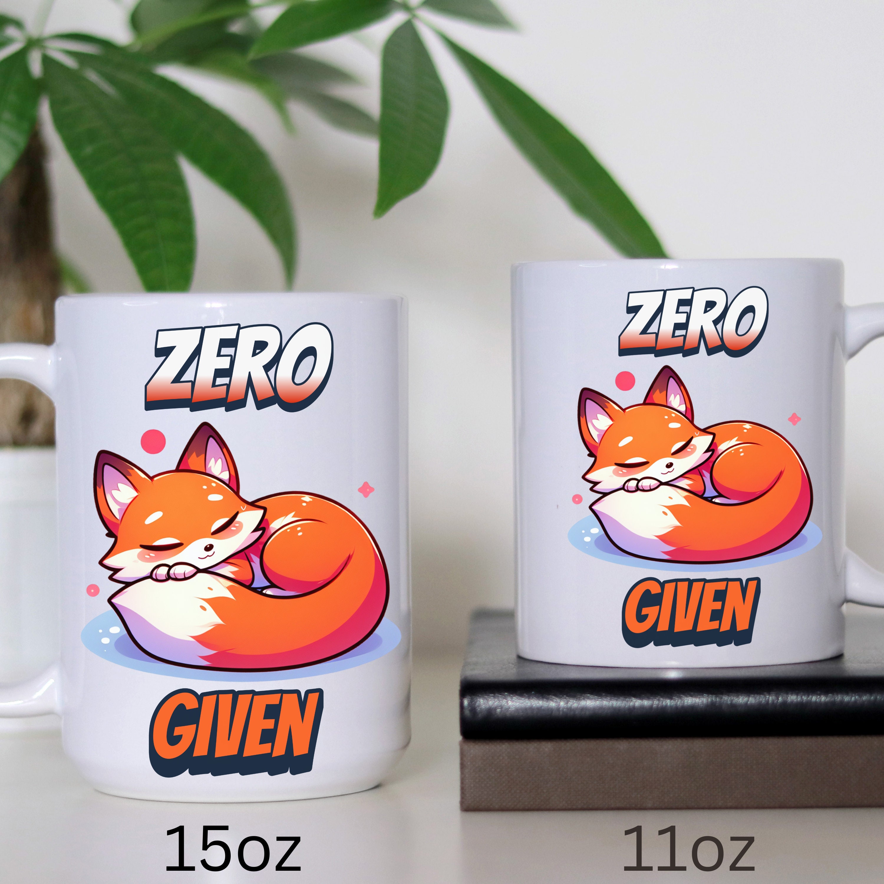 Anime Ceramic Fox Mug Cottagecore Gift for Fox Lover Goodnight Fox ...