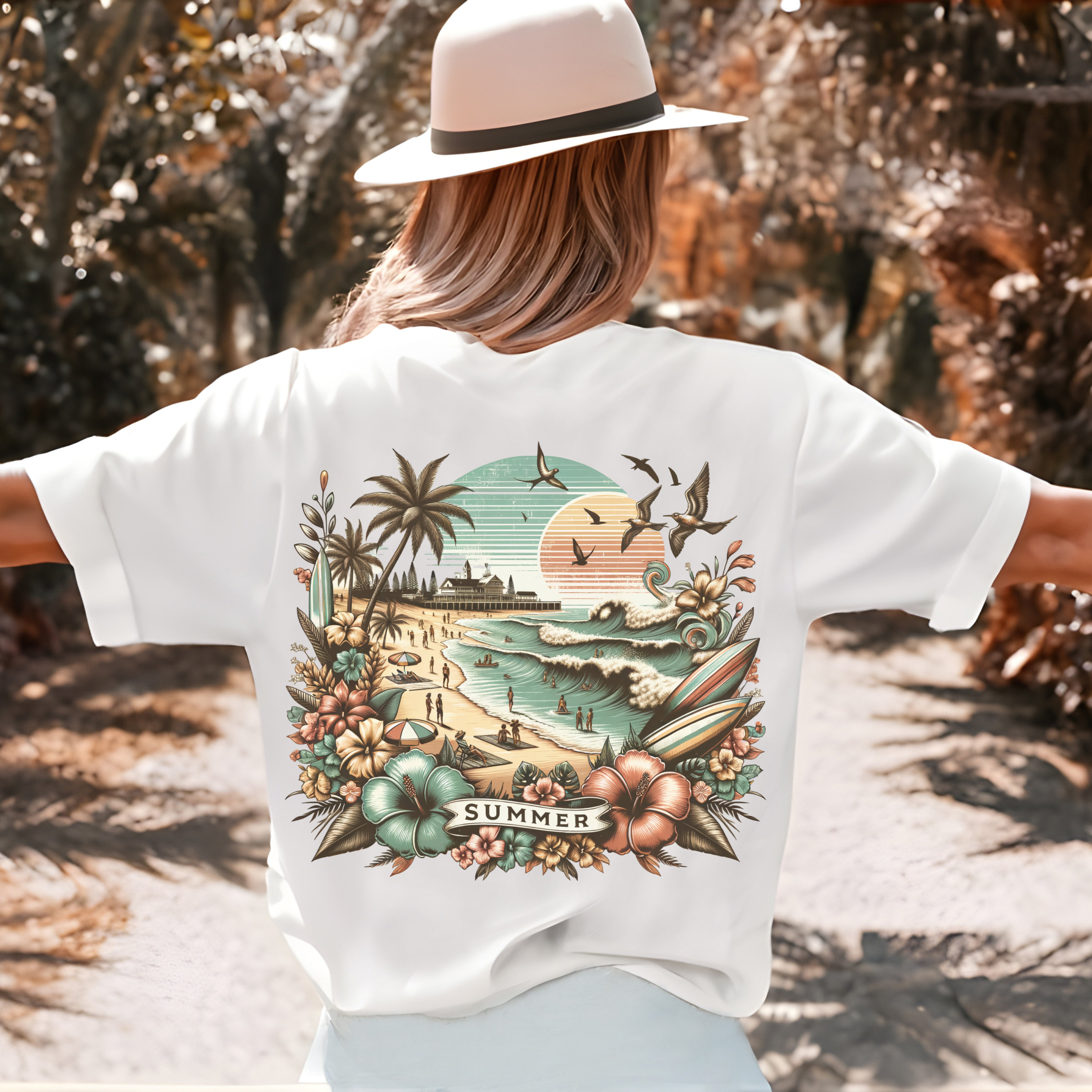 Summer Vintage Beach Shirt Comfort Colors® 1970s Hawaii Vacation Tshirt ...