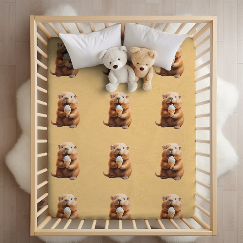 Cute Capybara Blanket, Ice Cream Funny Capybara Throw, Capybara Gifts ...