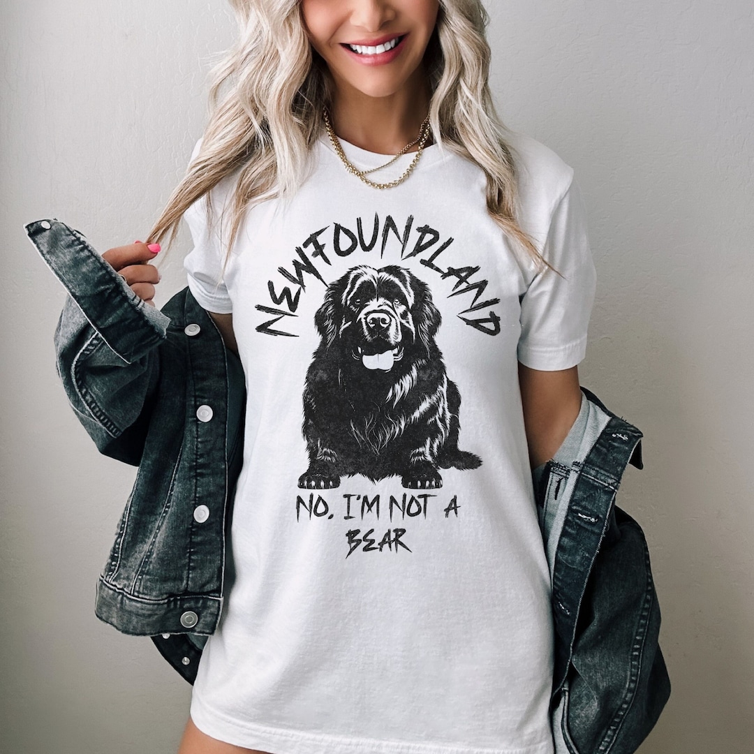 Comfort Colours Newfoundland Dog Gifts, Newfoundland Dog Shirt for ...