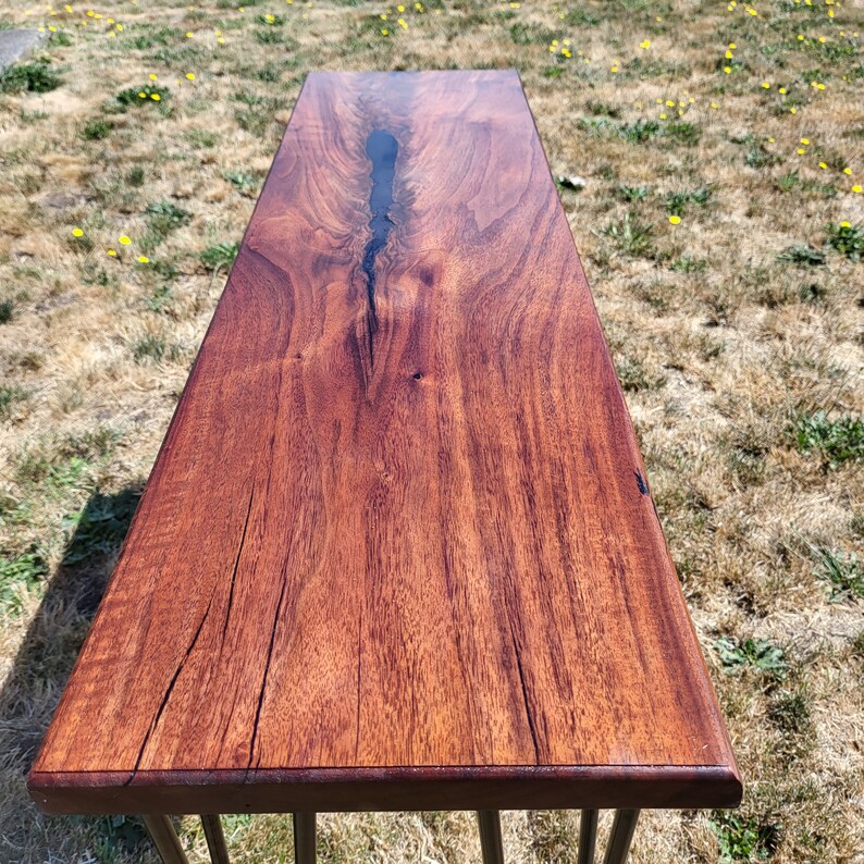 Black Walnut Console Table - Etsy