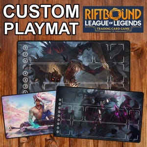 Custom Riftbound TCG Playmat - With Designated Playzones - Perfect for ...