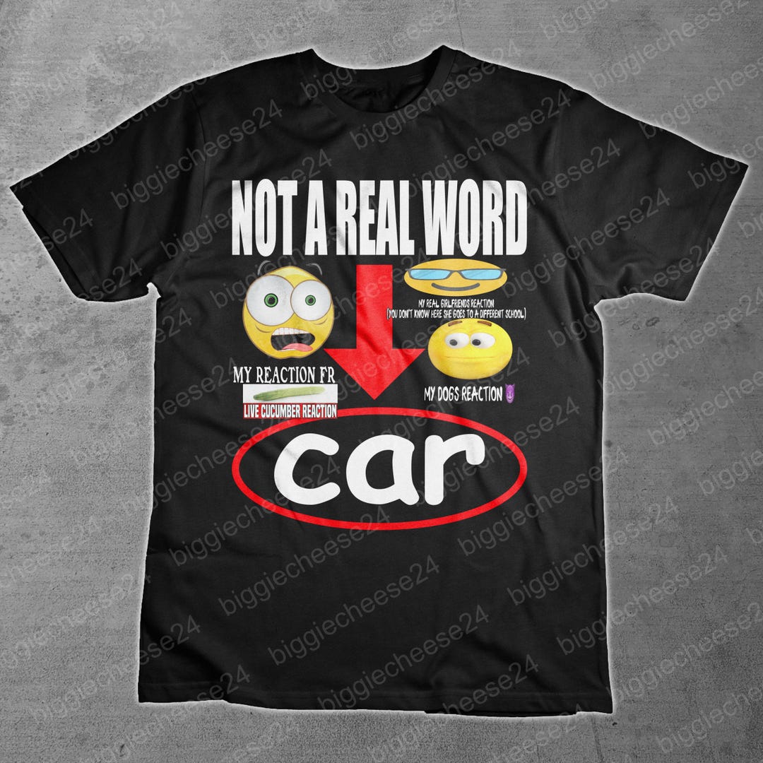 Silly Meme Shirt, Not a Real Word Shirt, Ironic Satire Shirt, Ironic ...