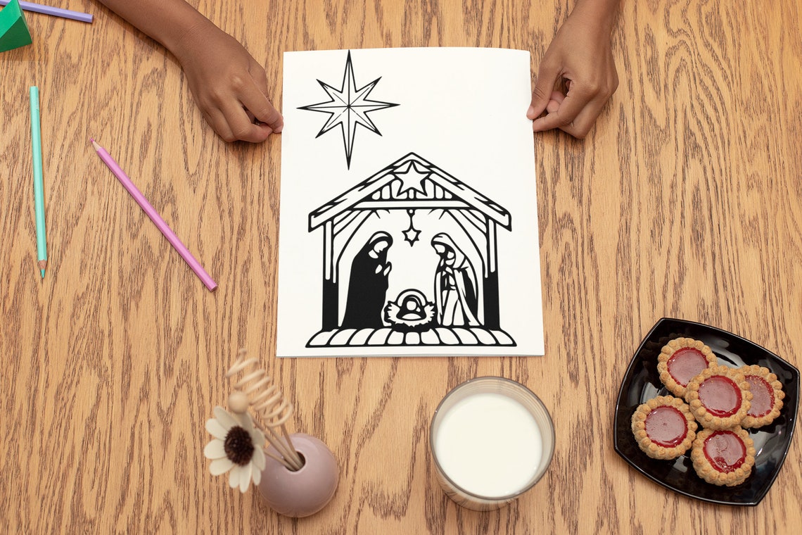 Advent Activity Book Advent Calendar Kids Advent Wreath Activity ...