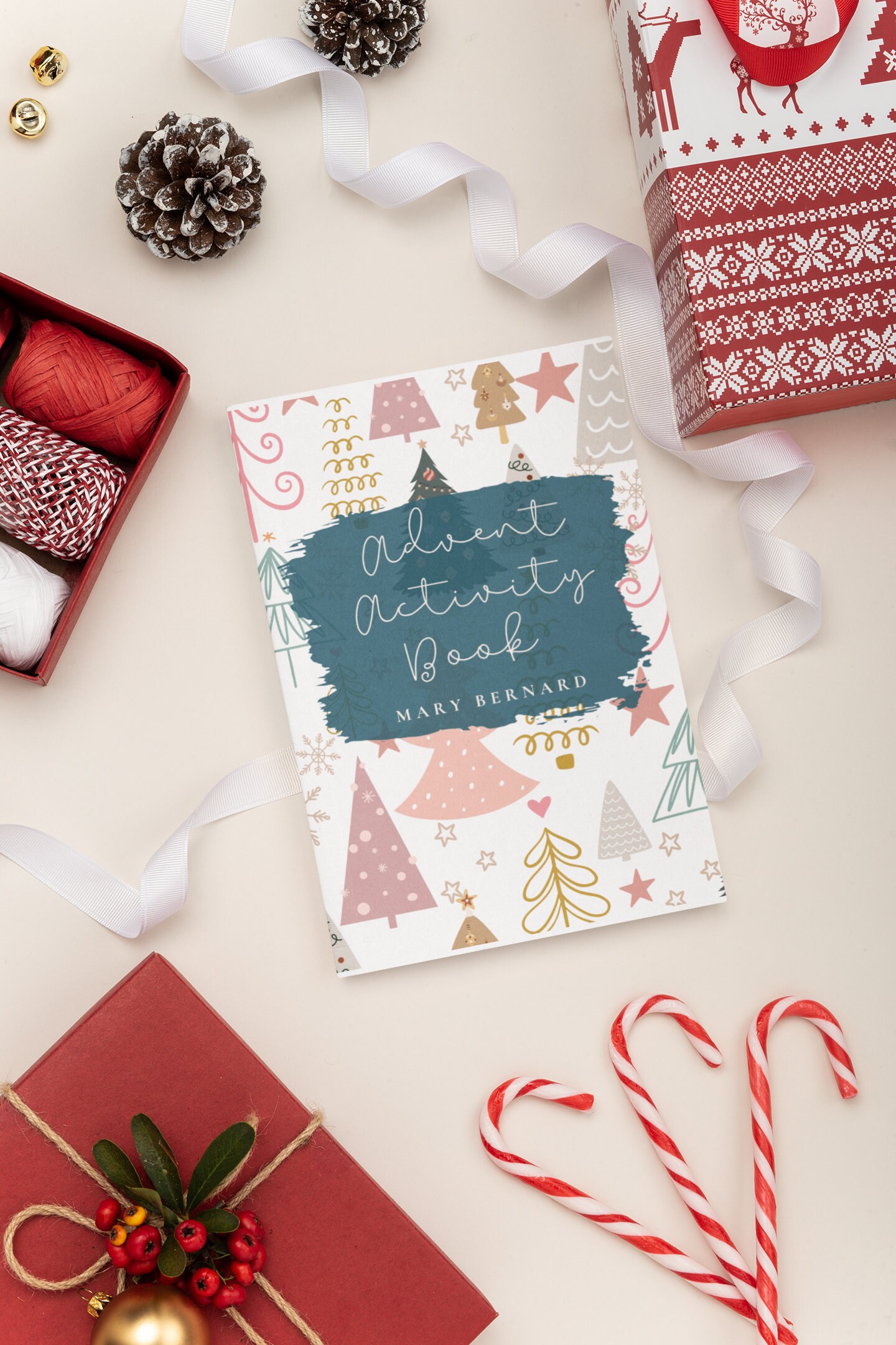 Advent Activity Book Advent Calendar Kids Advent Wreath Activity ...