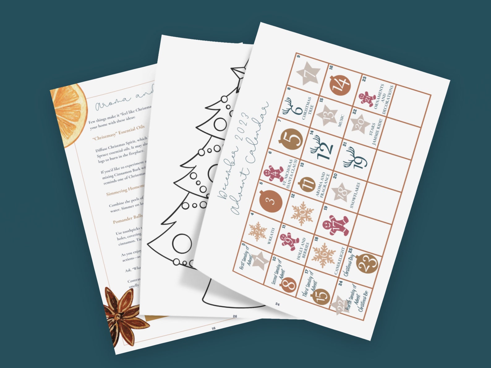 Advent Activity Book Advent Calendar Kids Advent Wreath Activity ...