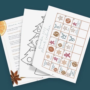 Advent Activity Book Advent Calendar Kids Advent Wreath Activity ...