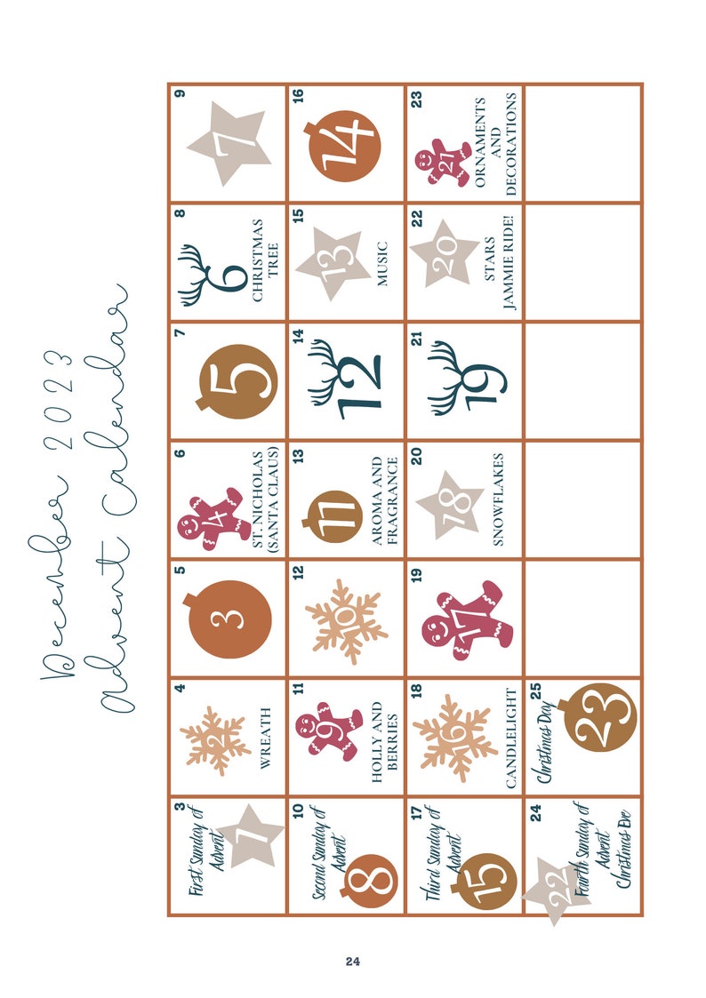 Advent Activity Book Advent Calendar Kids Advent Wreath Activity ...