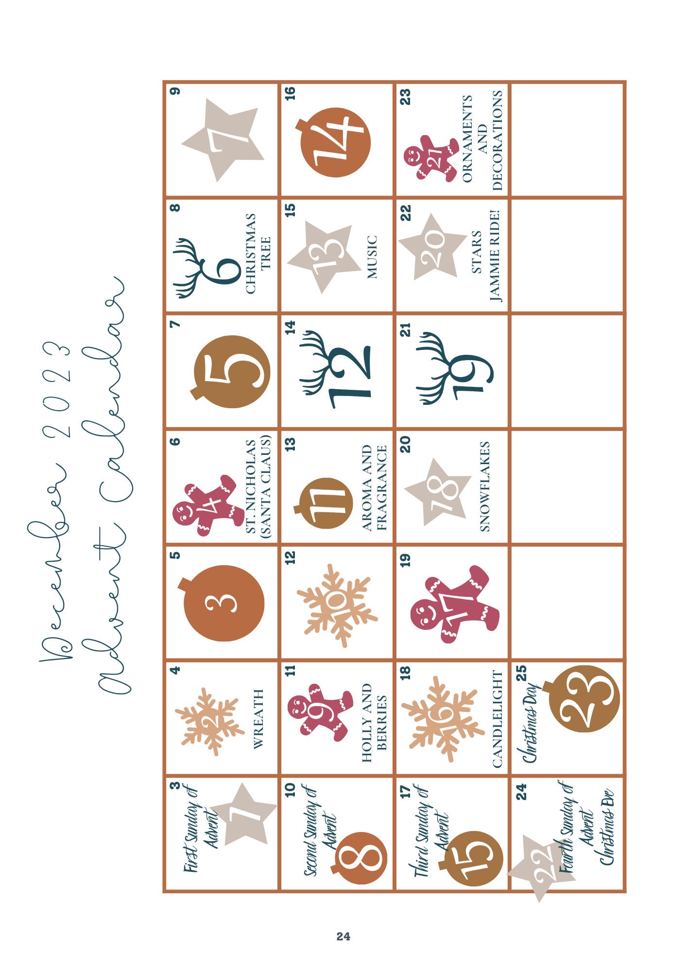 Advent Activity Book Advent Calendar Kids Advent Wreath Activity ...