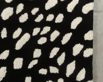 Leopard Skin Rug | Black White | Cheetah Area Rug | Living Room Rug ...