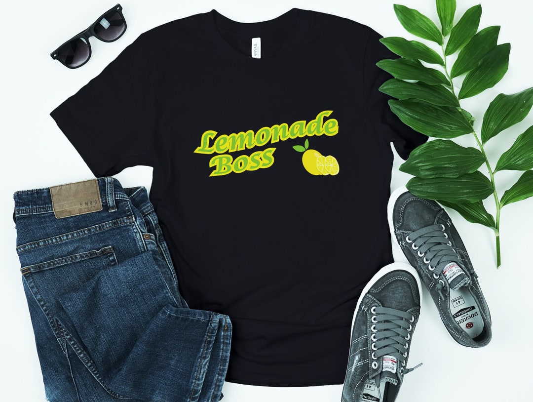 Lemonade Boss Shirt Outdoor Lemon Stand Tee Lemonade Team - Etsy