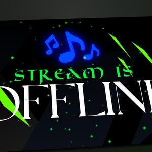 Music Stream Overlay Package | Animated Twitch Overlay | OBS Streamlabs ...