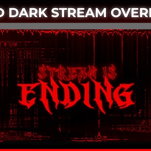 RED Stream Overlays Package for Twitch, Youtube - Twitch Overlays ...