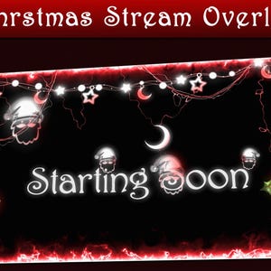 Twitch Overlay Christmas Pack, Twitch Screen | Animated Overlay Stream ...