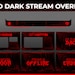 RED Stream Overlays Package for Twitch, Youtube - Twitch Overlays ...
