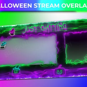 Halloween Animated Twitch Stream Pack | Spooky Overlay (digital ...