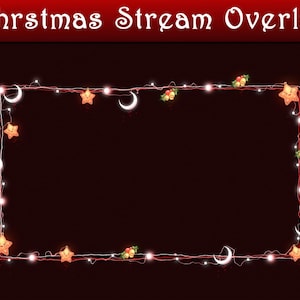 Twitch Overlay Christmas Pack, Twitch Screen | Animated Overlay Stream ...