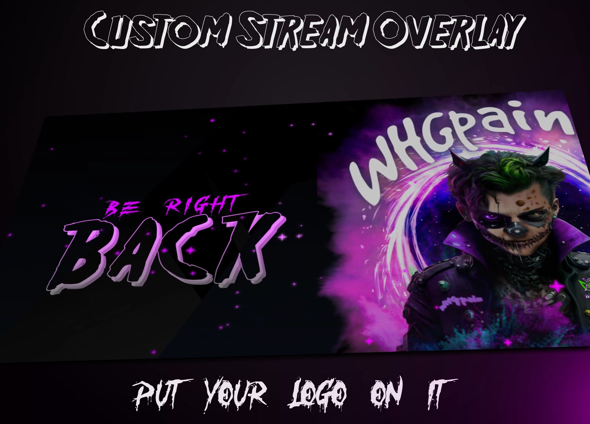 ANIMATED Stream Package, Custom Twitch Overlay Package L Custom ...