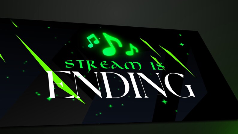 Music Stream Overlay Package | Animated Twitch Overlay | OBS Streamlabs ...