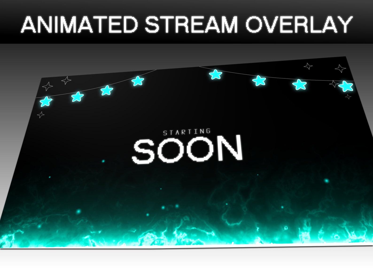 Animated Stream Overlay Pack | Starlight Glow Twitch, Youtube Layout - Etsy