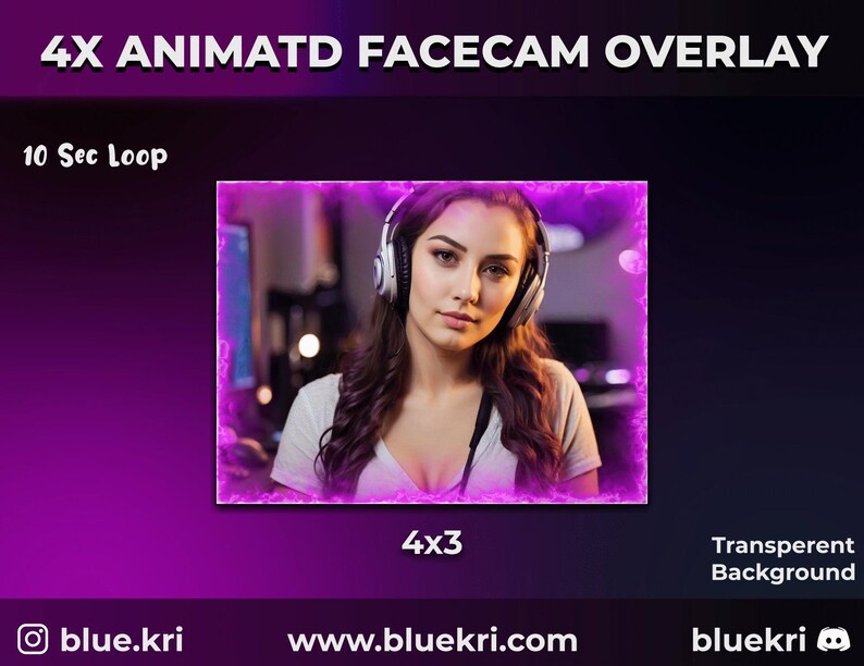 Celestial Clouds Animated Stream Screen Green | Twitch Screen Overlay ...