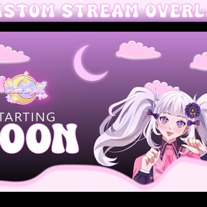CUSTOM Logo for Commercial Use Stream Overlays Package, Animated Twitch ...