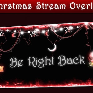 Twitch Overlay Christmas Pack, Twitch Screen | Animated Overlay Stream ...