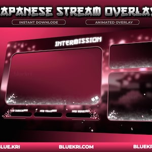 Japanese-theme Animated Stream Overlay | Japan Torii/pixel Art/japanese ...