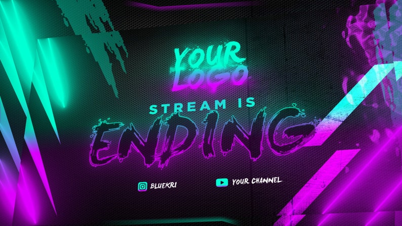 Custom Animated Twitch Overlays, Custom Twitch Overlay Package L ...