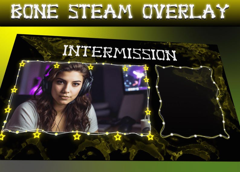 Halloween Bone Stream Overlay – Animated Twitch Package (digital ...
