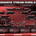 Japanese-themed Red Animated Stream Overlay | Japanese Twitch Stream ...