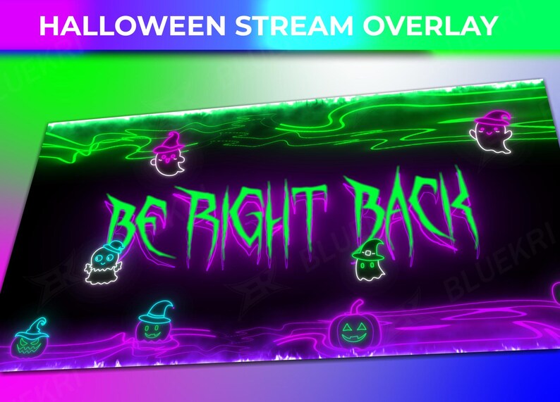 Halloween Animated Twitch Stream Pack | Spooky Overlay (digital ...