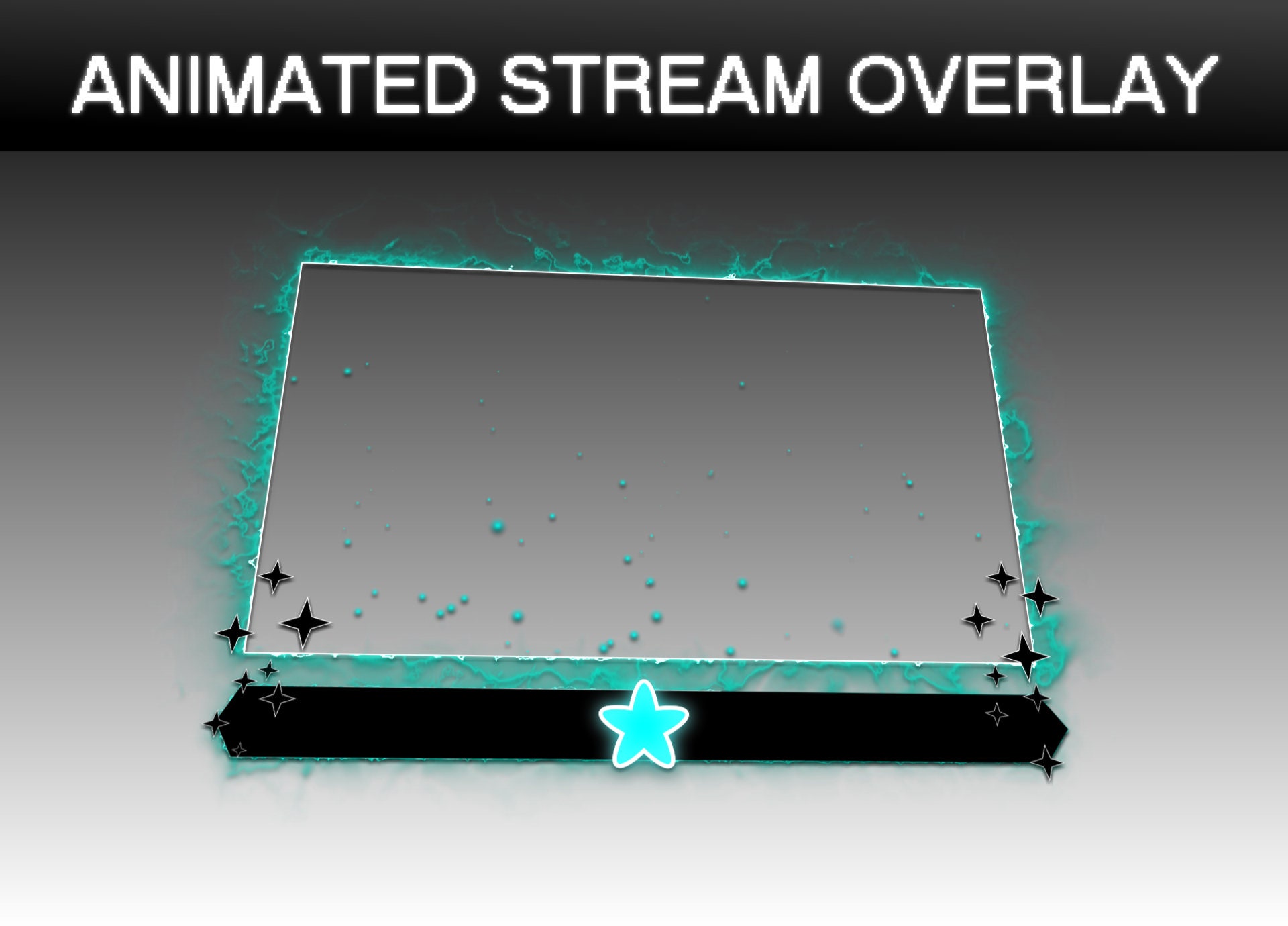 Animated Stream Overlay Pack | Starlight Glow Twitch, Youtube Layout - Etsy