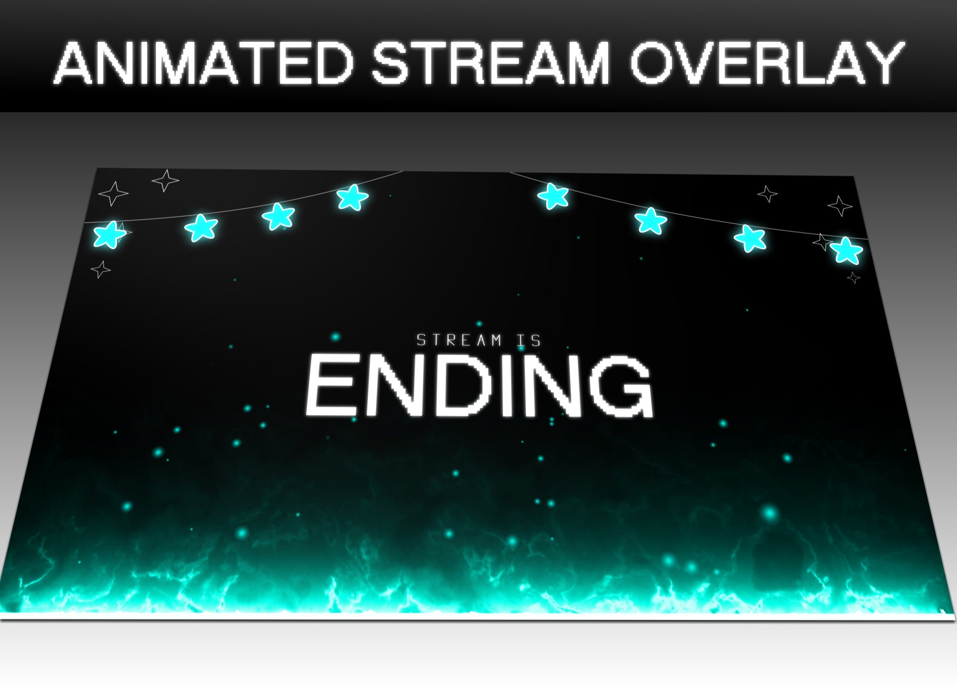Animated Stream Overlay Pack | Starlight Glow Twitch, Youtube Layout - Etsy
