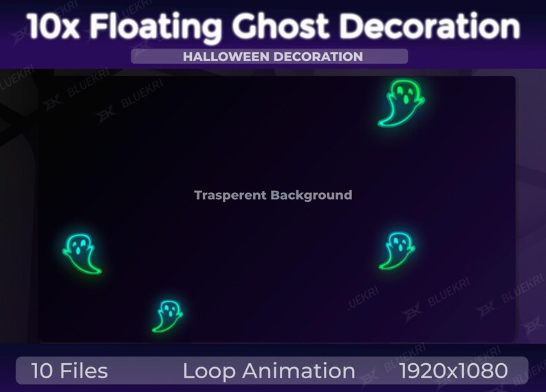 Halloween Animated Ghost Lights Pack | 10x Floating Spooky Lights ...